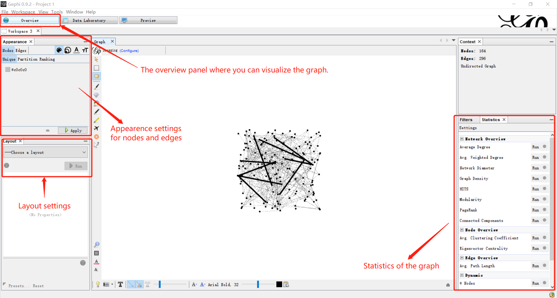 Gephi Tutorial - Rachel Wang